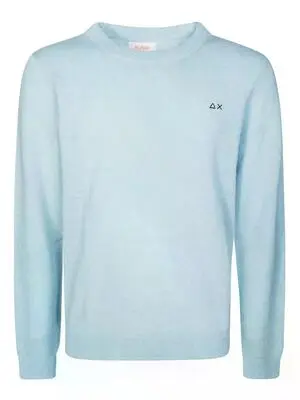 SUN 68 Embroidered Knit Sweater