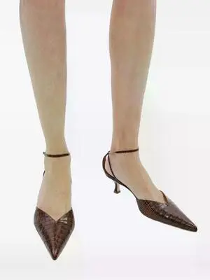 A.W.A.K.E. Mode 50mm Dina Coco Ankle-strap Pumps