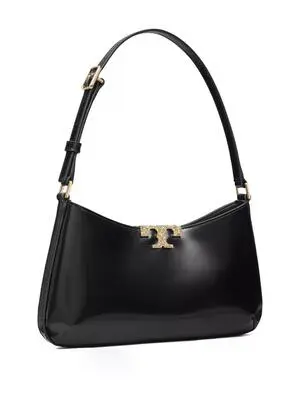 Tory Burch Eleanor Slim Shoulder Bag With Sculptural Hardware - Black