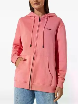 Buscemi Zip-up Hoodie With Ribbed Detailing