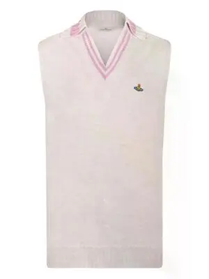 VIVIENNE WESTWOOD Striped V-neck Vest