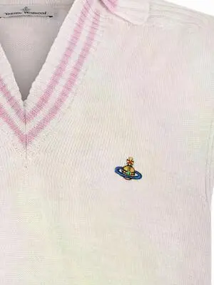 VIVIENNE WESTWOOD Striped V-neck Vest