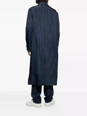 Giorgio Armani Ruched Trench Coat