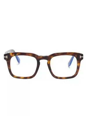TOM FORD Square-frame Glasses - Brown