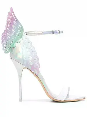SOPHIA WEBSTER Evangeline Holographic Stiletto Sandals