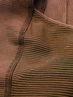ANDREĀDAMO Fine-ribbed High-waisted Thong