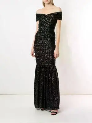 Dolce & Gabbana Sequin-embellished Fishtail Gown