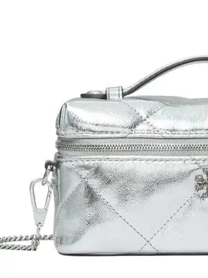 Tory Burch Kira Vanity Crossbody Bag - Silver