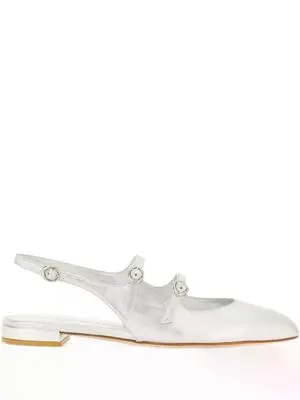 STUART WEITZMAN Buckle Strap Ballet Flats