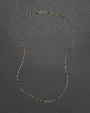 Alexis Bittar Vintage 9k Foxtail Chain Necklace - Gold
