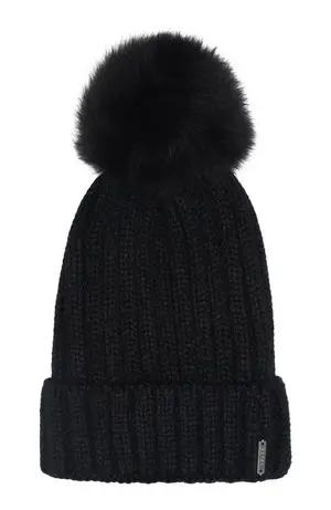 GORSKI Knit Hat With Lamb Pom