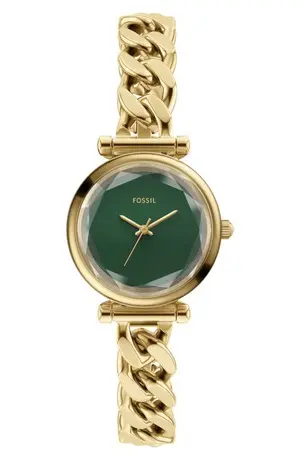 Fossil Mini Bracelet Watch - Gold Green