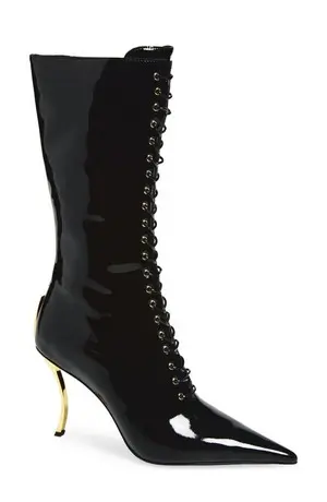 Jeffrey Campbell Pointed Toe Lace-up Boots