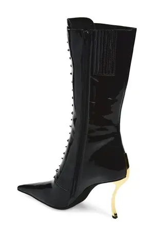Jeffrey Campbell Pointed Toe Lace-up Boots