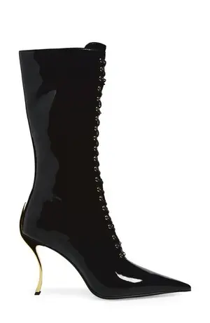 Jeffrey Campbell Pointed Toe Lace-up Boots