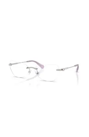 SWAROVSKI 58mm Irregular Optical Glasses - Silver