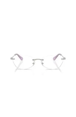 SWAROVSKI 58mm Irregular Optical Glasses - Silver
