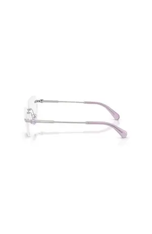 SWAROVSKI 58mm Irregular Optical Glasses - Silver