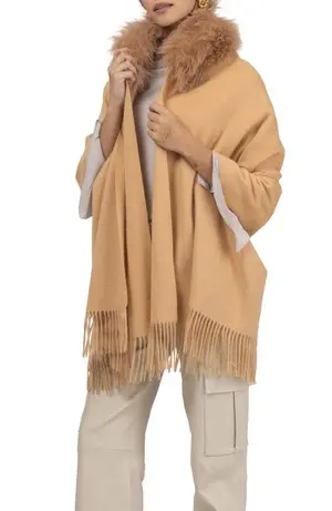 Gorski Select Cashmere Stole With Select Collar
