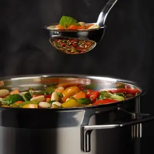 ROSLE Stainless Steel Soup Ladle With Flat Handle