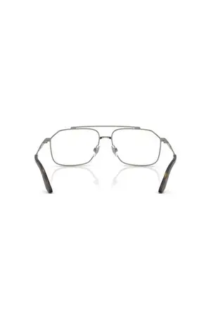 Dolce & Gabbana 58mm Pilot Optical Glasses - Silver