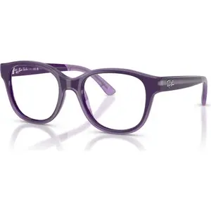 Ray-ban 44mm Square Optical Glasses - Violet