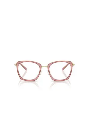 Tory Burch 51mm Irregular Optical Glasses - Pink