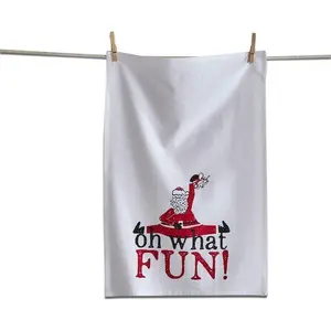 TAG Oh What Fun Stand Fs Multicolor Cotton Kitchen Towels - Multicolored