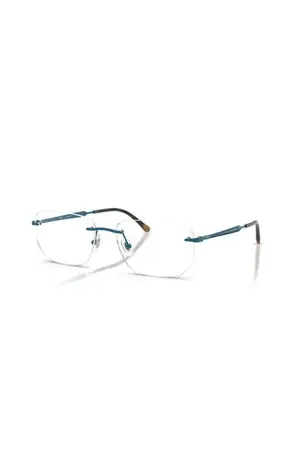 Ray-ban Irregular Rimless Eyeglasses - Blue