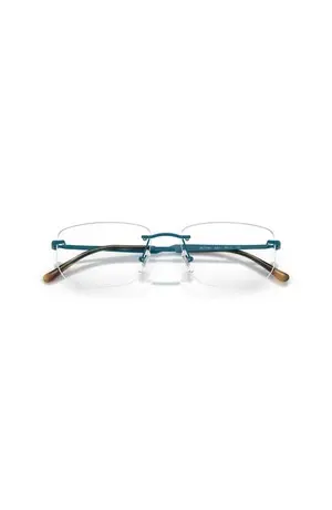 Ray-ban Irregular Rimless Eyeglasses - Blue