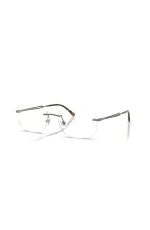 Ray-ban Irregular Rimless Eyeglasses - Grey