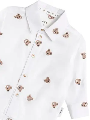 HUXBABY Longsleeve Huxbear Button Up