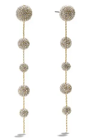 BAUBLEBAR Blair Crystal Orb Drop Earrings