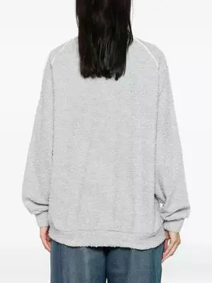 Adidas Three-stripe Bouclé Polo Top
