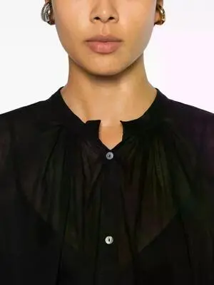 FORTE_FORTE Eyelet Embroidered Shirt