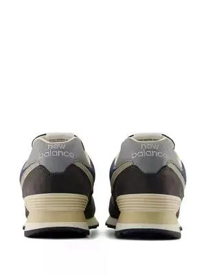 NEW BALANCE 574 Logo-patch Sneakers - Brown