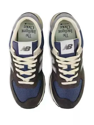 NEW BALANCE 574 Logo-patch Sneakers - Brown