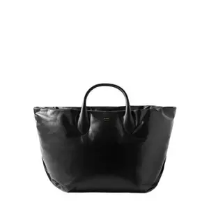 Khaite Leather Shoulder Bag - Black