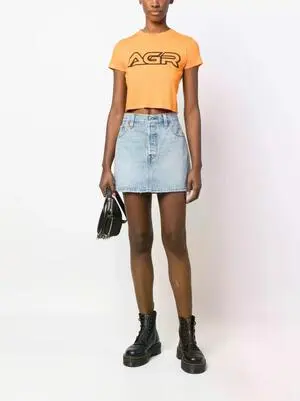 LEVI'S Mid-rise Denim Skirt