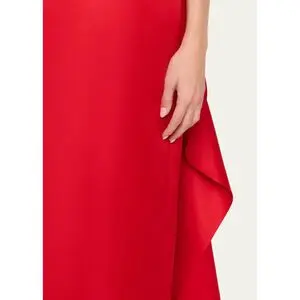 Prabal Gurung Caroline Satin Gown With Detachable Train