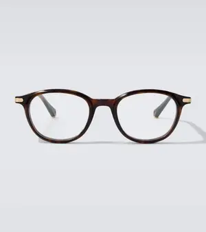 CARTIER Signature C De Round Glasses - Brown