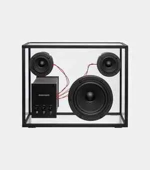 TRANSPARENT Glass Speaker - Black