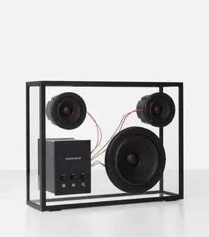 TRANSPARENT Glass Speaker - Black
