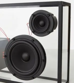 TRANSPARENT Glass Speaker - Black