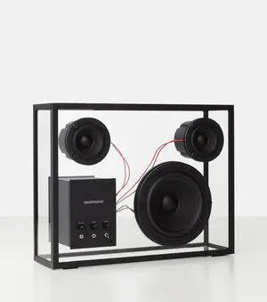 TRANSPARENT Glass Speaker - Black