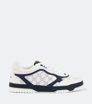 Gucci Re-web Leather Sneakers - White