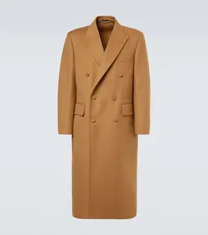 TOM FORD Double-breasted Coat - Beige
