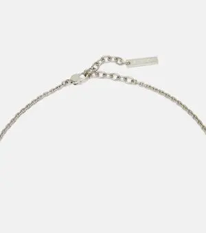 Givenchy Crystal And Pearl Necklace - Silver