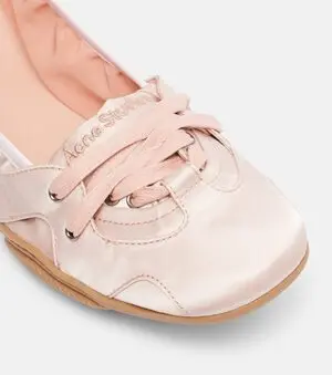 Acne Studios Bilaria Satin Sneakers
