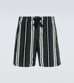 Orlebar Brown Trevone Striped Terry Shorts - Green